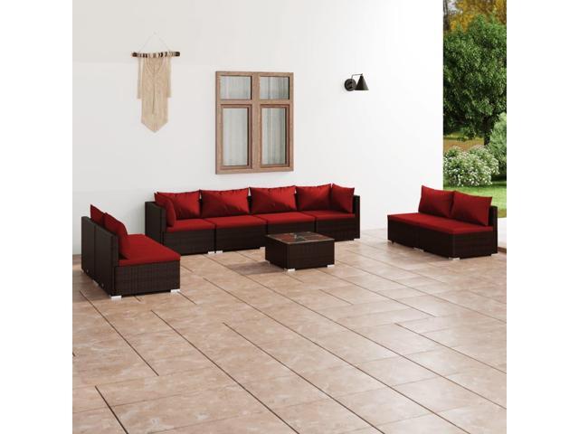 Click here for vidaXL Patio Lounge Set Outdoor Sectional Sofa Set... prices