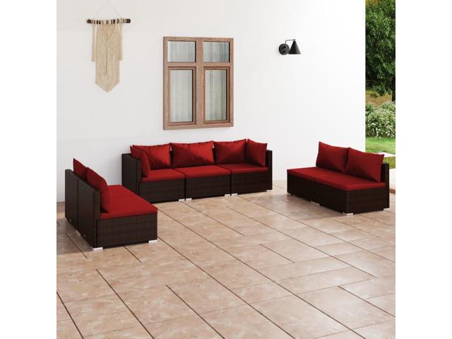 Click here for vidaXL Patio Lounge Set Outdoor Sectional Sofa Set... prices