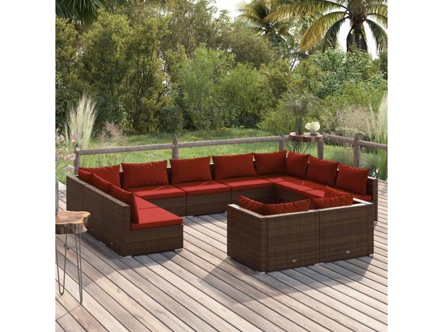 Click here for vidaXL Patio Lounge Set Outdoor Sectional Sofa Set... prices