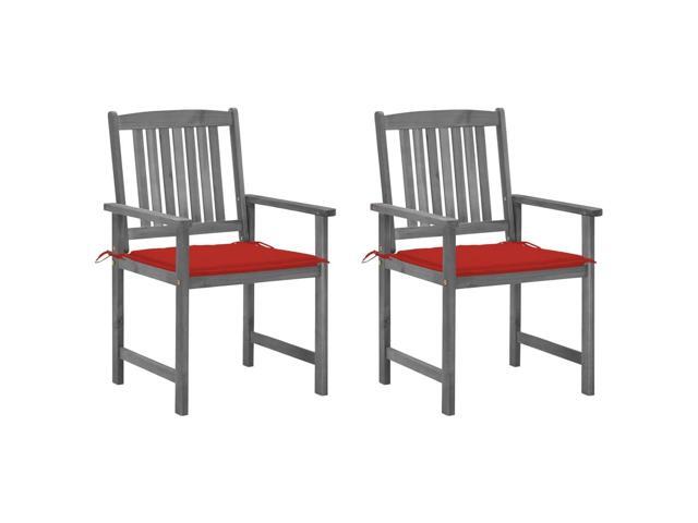 Click here for vidaXL Patio Chairs 2 Pcs Outdoor Chair with Cushi... prices