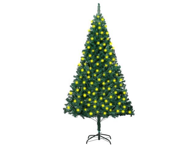 Click here for vidaXL Artificial Pre-lit Christmas Tree with Thic... prices