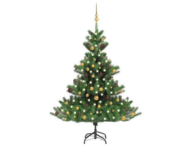 Click here for vidaXL Nordmann Fir Artificial Christmas Tree LED... prices