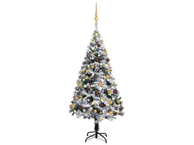 Click here for vidaXL Artificial Pre-lit Christmas Tree with Ball... prices