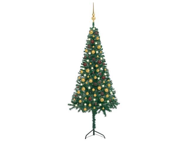 Click here for vidaXL Corner Artificial Christmas Tree LEDs & Bal... prices