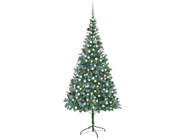 Click here for vidaXL Artificial Pre-lit Christmas Tree with Ball... prices