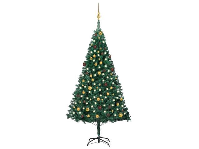 Click here for vidaXL Artificial Pre-lit Christmas Tree with Ball... prices