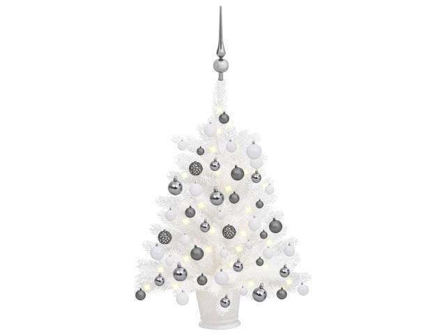 Click here for vidaXL Artificial Pre-lit Christmas Tree with Ball... prices