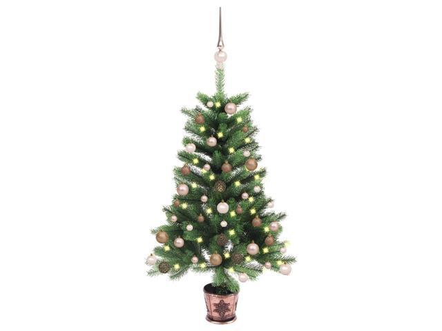 Click here for vidaXL Artificial Pre-lit Christmas Tree with Ball... prices