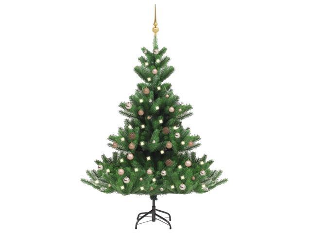Click here for vidaXL Nordmann Fir Artificial Christmas Tree LED... prices