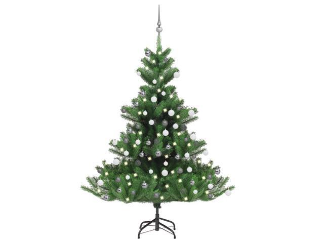 Click here for vidaXL Nordmann Fir Artificial Christmas Tree LED... prices