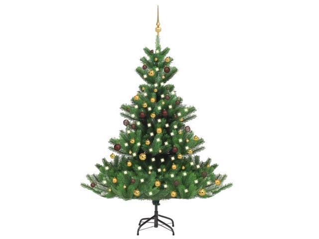 Click here for vidaXL Nordmann Fir Artificial Christmas Tree LED... prices