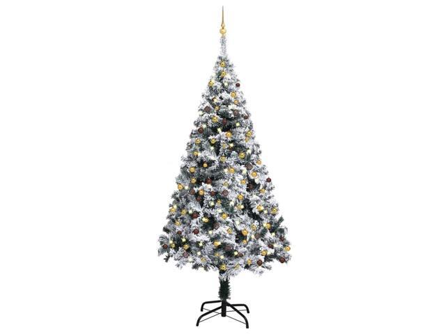 Click here for vidaXL Artificial Pre-lit Christmas Tree with Ball... prices