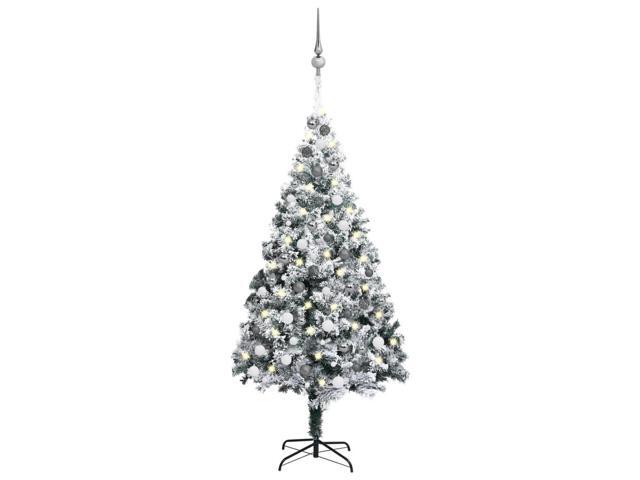 Click here for vidaXL Artificial Pre-lit Christmas Tree with Ball... prices