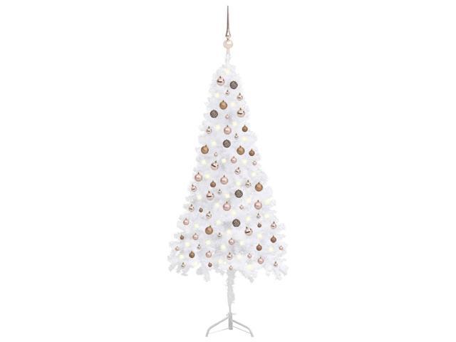 Click here for vidaXL Corner Artificial Christmas Tree LEDs & Bal... prices