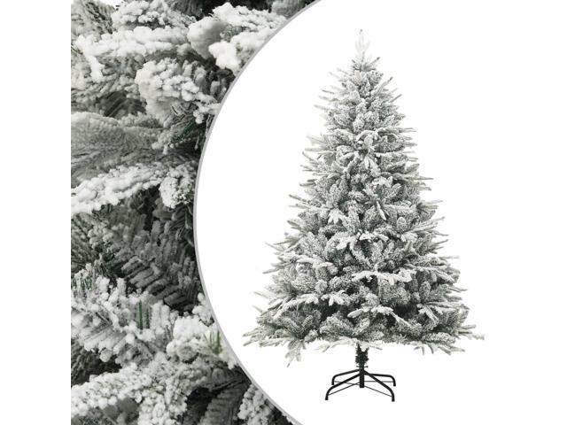 Click here for vidaXL Christmas Tree with Flocked Snow Artificial... prices