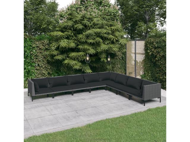 Click here for vidaXL Patio Lounge Set Outdoor Sectional Sofa 8 P... prices