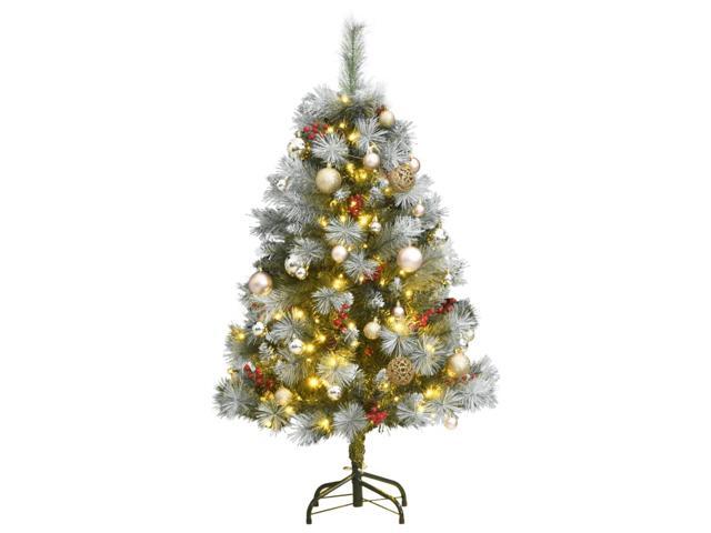 Click here for vidaXL Artificial Hinged Christmas Tree 150 LEDs &... prices