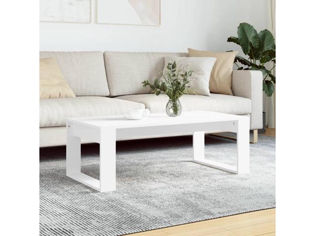Click here for Coffee Table White 40.2x19.7x13.8 Engineered Wood... prices