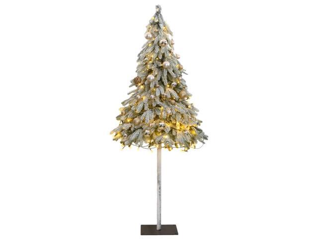 Click here for vidaXL Artificial Christmas Tree 300 LEDs & Ball S... prices