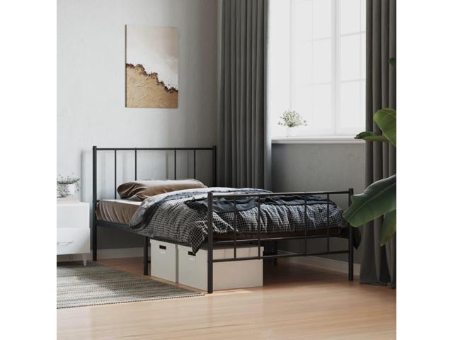 Click here for vidaXL Bed Frame Platform Bed with Headboard and F... prices