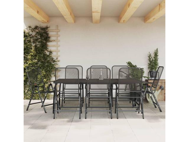 Click here for vidaXL Patio Dining Set Outdoor Furniture Conversa... prices