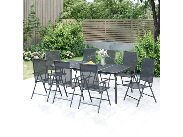 Click here for vidaXL Patio Dining Set Table and Chair Furniture... prices
