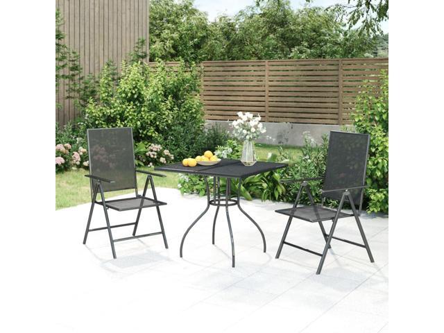Click here for vidaXL Patio Dining Set Table and Chair Furniture... prices