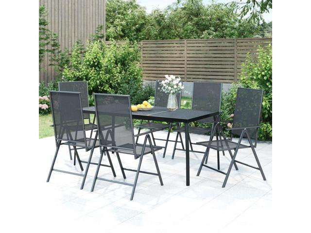 Click here for vidaXL Patio Dining Set Table and Chair Furniture... prices
