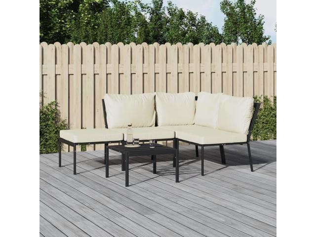 Click here for vidaXL Patio Furniture Set 5 Piece Sectional Sofa... prices