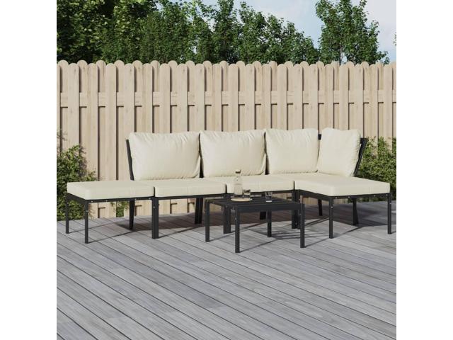 Click here for vidaXL Patio Furniture Set 6 Piece Sectional Sofa... prices