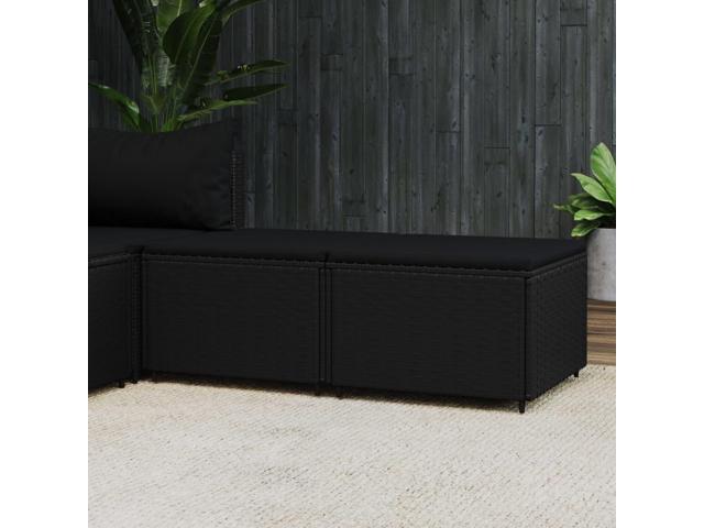 Click here for vidaXL Patio Ottomans 2 Pcs Wicker Footstool with... prices