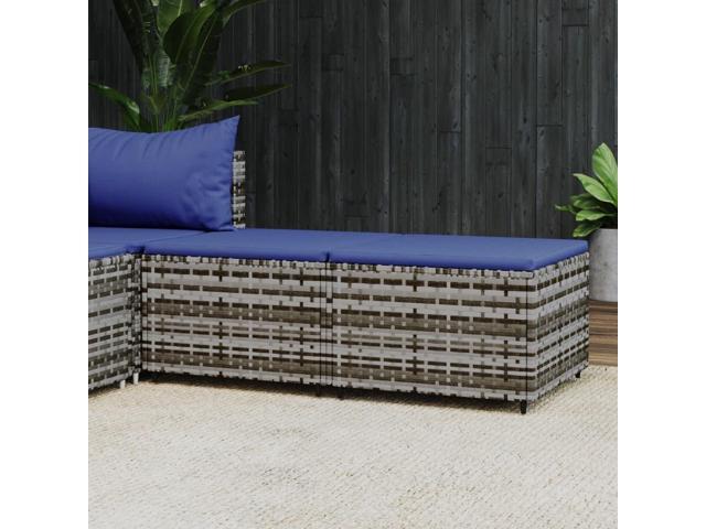 Click here for vidaXL Patio Ottomans 2 Pcs Wicker Footstool with... prices