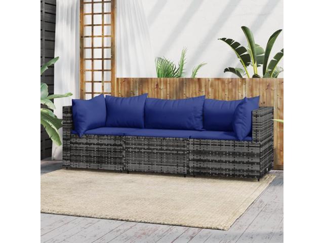 Click here for vidaXL Patio Furniture Set 3 Piece Patio Sofa with... prices