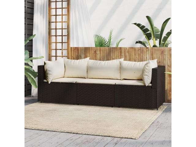 Click here for vidaXL Outdoor Sofa 3 Piece Sectional Sofa Garden... prices