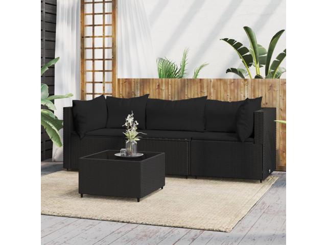 Click here for vidaXL Patio Furniture Set 4 Piece Patio Sofa with... prices