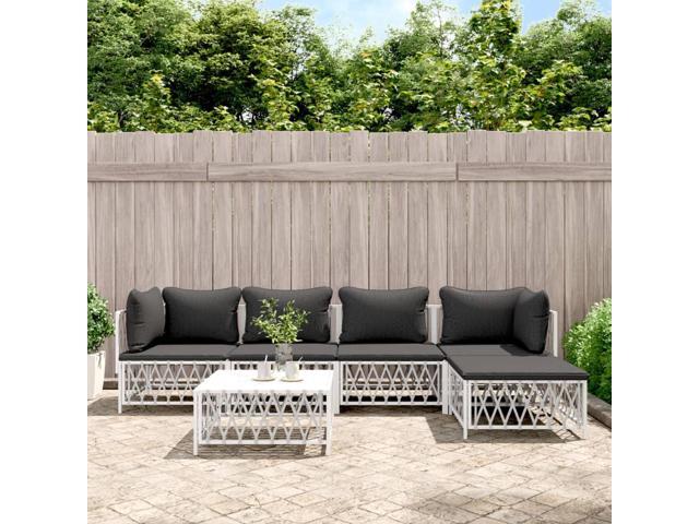 Click here for vidaXL Patio Furniture Set 6 Piece Sectional Sofa... prices