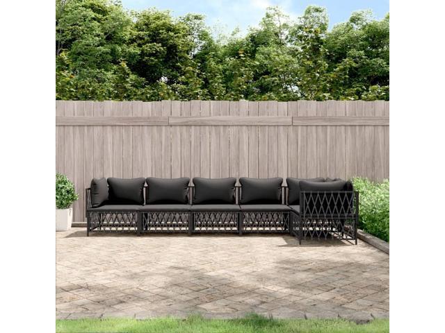 Click here for vidaXL Patio Furniture Set 6 Piece Sectional Sofa... prices