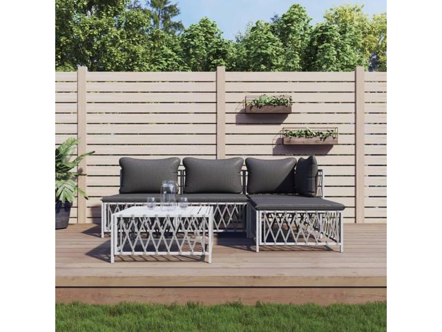 Click here for vidaXL Patio Furniture Set 5 Piece Sectional Sofa... prices