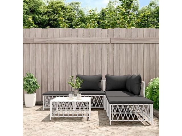 Click here for vidaXL Patio Furniture Set 6 Piece Sectional Sofa... prices