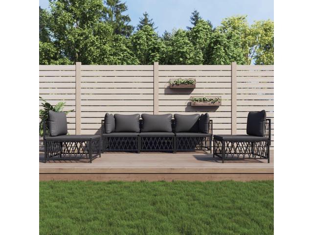 Click here for vidaXL Patio Furniture Set 5 Piece Sectional Sofa... prices