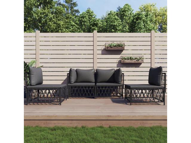 Click here for vidaXL Patio Furniture Set 4 Piece Loveseat with C... prices