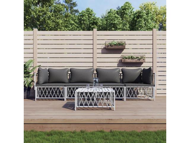 Click here for vidaXL Patio Furniture Set 5 Piece Sectional Sofa... prices