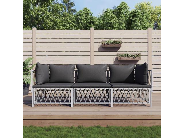 Click here for vidaXL Patio Furniture Set 3 Piece Sectional Sofa... prices