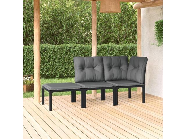 Click here for vidaXL Patio Furniture Set 3 Piece Sectional Sofa... prices