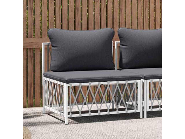 Click here for vidaXL Patio Furniture Sectional Sofa with Cushion... prices