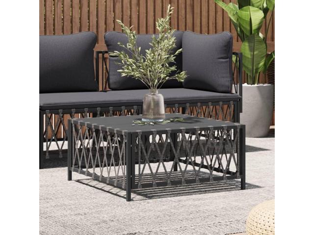 Click here for vidaXL Patio Coffee Table Patio Table with Metal L... prices