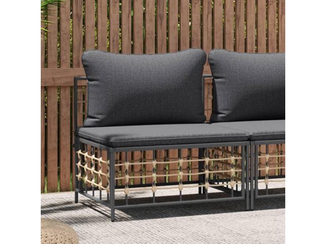 Click here for vidaXL Patio Furniture Garden Sectional Sofa with... prices
