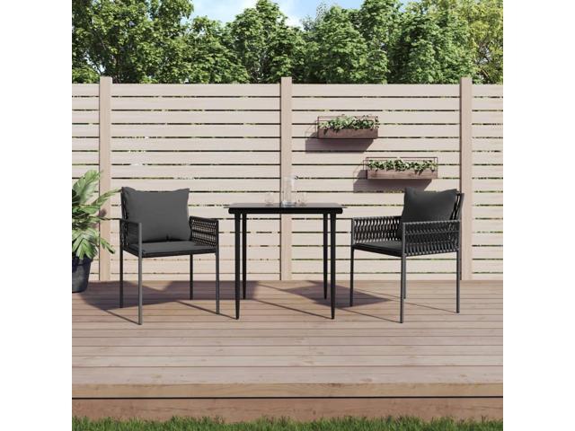 Click here for vidaXL Patio Chair 2 Pcs Outdoor Seat with Cushion... prices