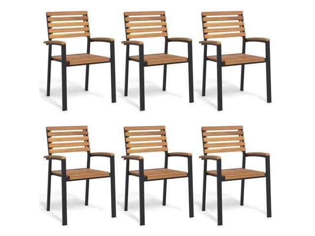 Click here for vidaXL Patio Chair 6 Pcs Stackable Dining Chair So... prices