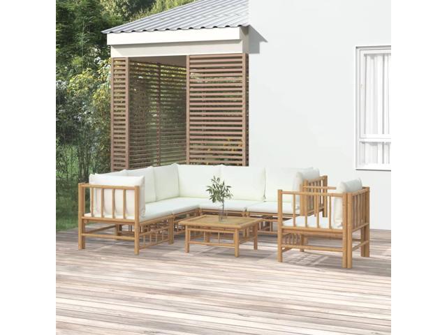 Click here for vidaXL Patio Furniture Set 7 Piece Lounge Set with... prices